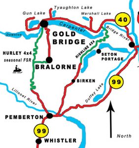 Gold Bridge via Hurley 4X4 Wilderness / FSR Road - Joy of Exploring